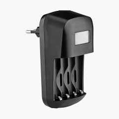 Batteriladdare för AA och AAA batterier - Biltema.se